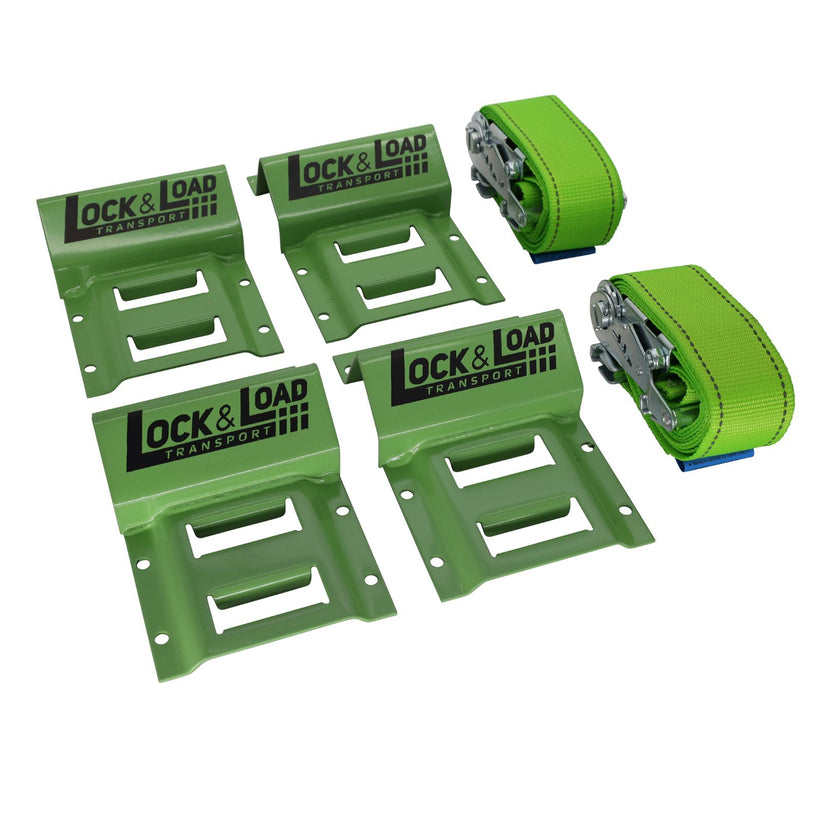 Wheel Chock Kit with 1.8m Straps- RW05 – Lock & Load Transport